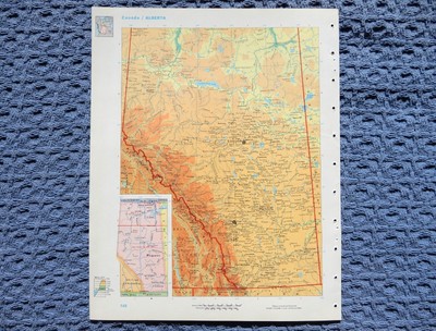 1900-Now - Map Of Alberta