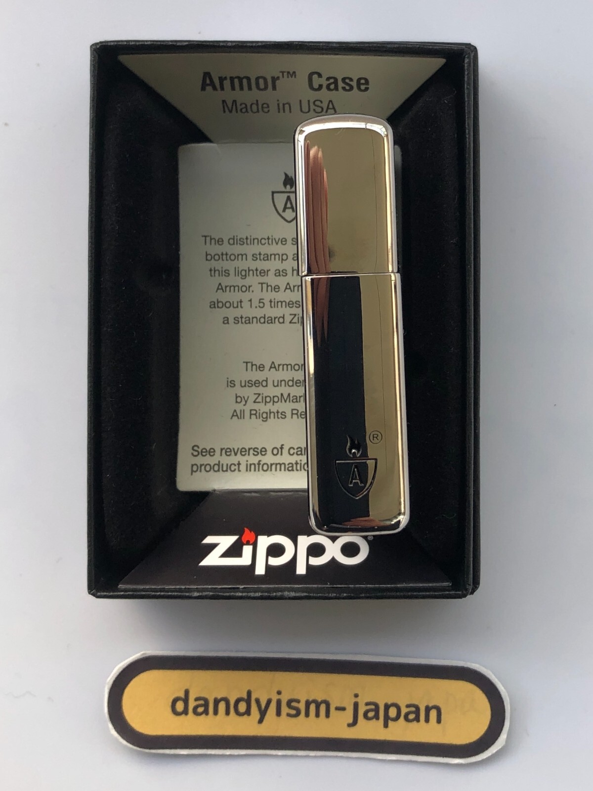 Zippo Lighter Armor Case Titanium Coating Platinum Plating Silver Brass ...