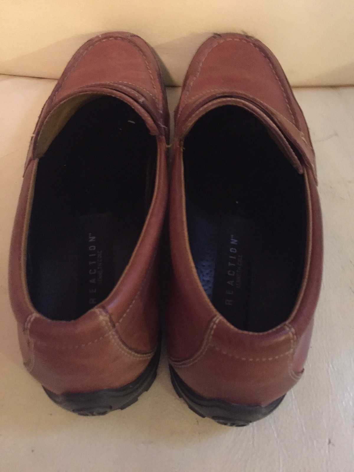 Kenneth Cole Reaction Drivers Ed Leather Slip On Driving Loafer Men's U ...