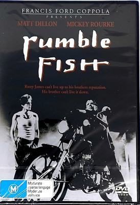 Rumble Fish DVD Francis Ford Coppola Matt Dillion Micky Rourke BRAND ...