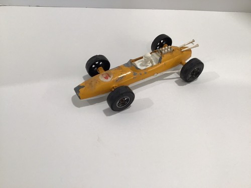 VINTAGE 1960’s Hubley Grand Prix Indy Race Car NASCAR F1 Yellow | eBay
