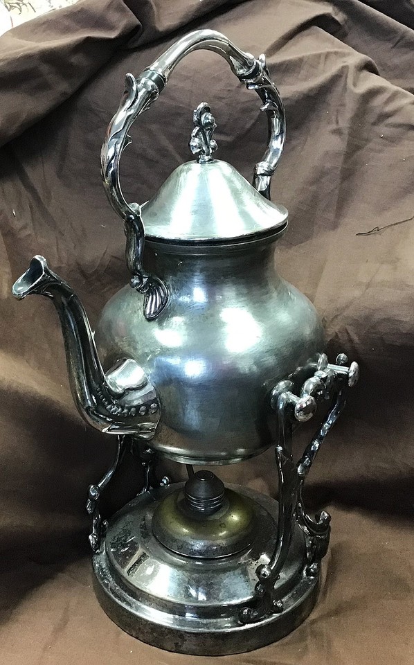#2 Antique Copper Silver-Plated Teapot | eBay