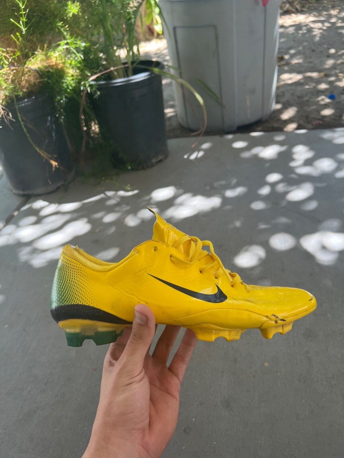RARE Nike R9 Yellow Vapor lll FG Ronaldo US 10 | eBay