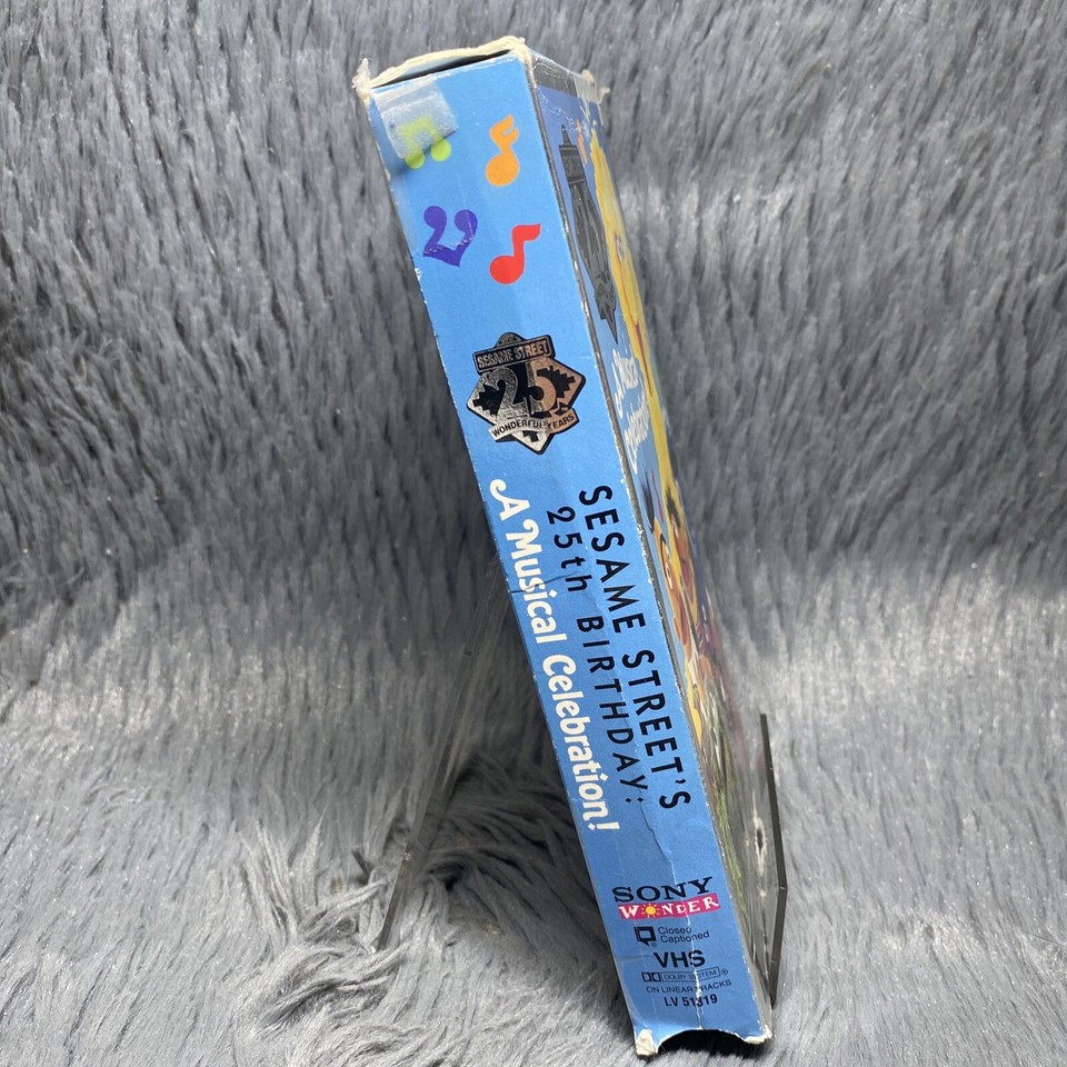 Sesame Street 25th Birthday A Musical Celebration VHS 1993 Elmo Big ...