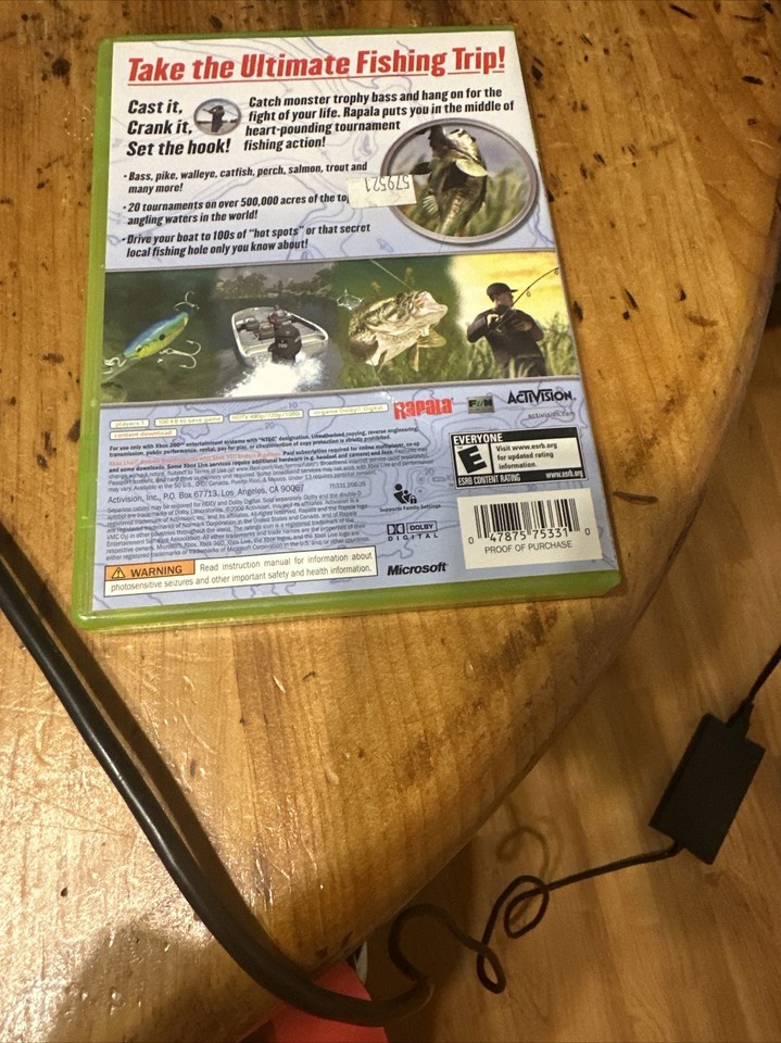 Rapala Trophies: Pro Tournament Fishing (Microsoft Xbox 360, 2006 ...