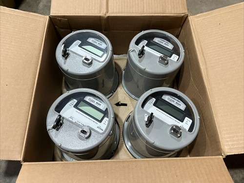 (4) LANDIS+GYR AXS4e Digital Watthour Meter CL200 3W 14.4Kh TA 30 120 ...