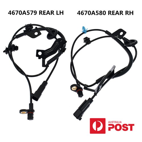 Rear Left & Right ABS Speed Sensors For Mitsubishi Lancer 08-14 ...