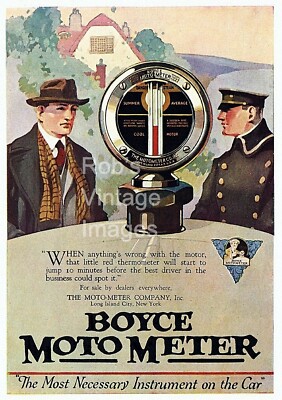 1920 Boyce Moto Meter Car Vintage Car Art Print Ad Poster #2 | eBay