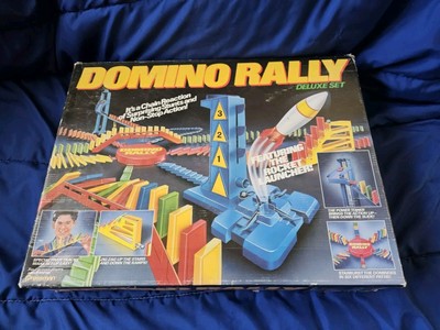 Vintage 1989 Domino Rally Deluxe Set, Dominoes Toy *READ* | eBay