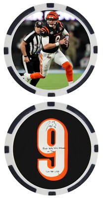 JOE BURROW #2 - CINCINNATI BENGALS - POKER CHIP - ***SIGNED/AUTO*** | eBay
