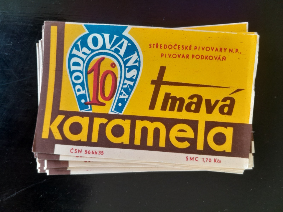Vintage Lot Of 50 CZECH Beer Labels from the Communist Era - Original ...