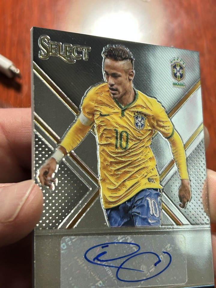 Neymar Jr 2015-16 Panini Select Autograph Card #SS-N /125 Auto Brazil ...