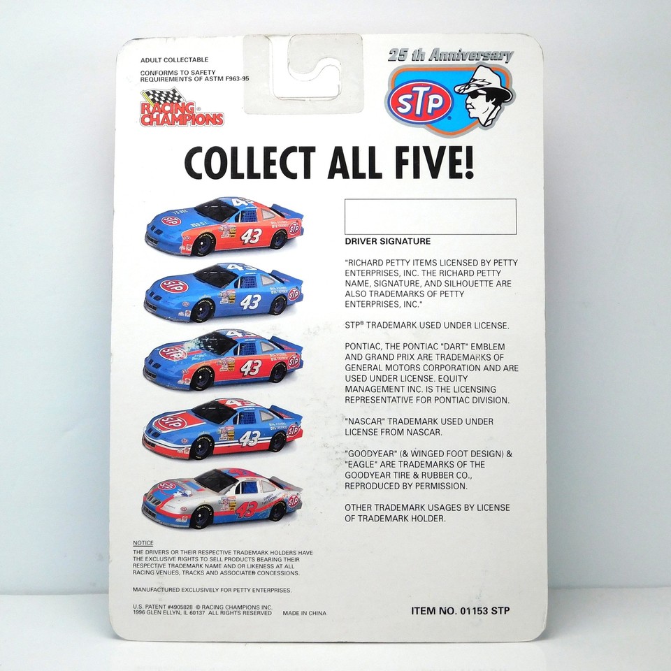 *READ* Bobby Hamilton 1996 STP Racing Champions 1:64 Nascar Diecast ...