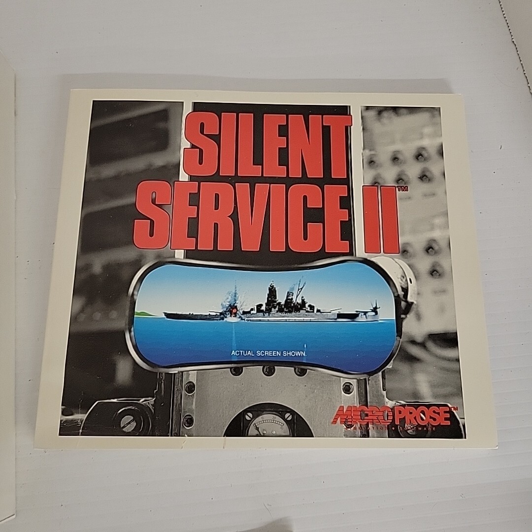 Silent Service II 2 Vintage Submarine PC Game Diskette & Floppy ...