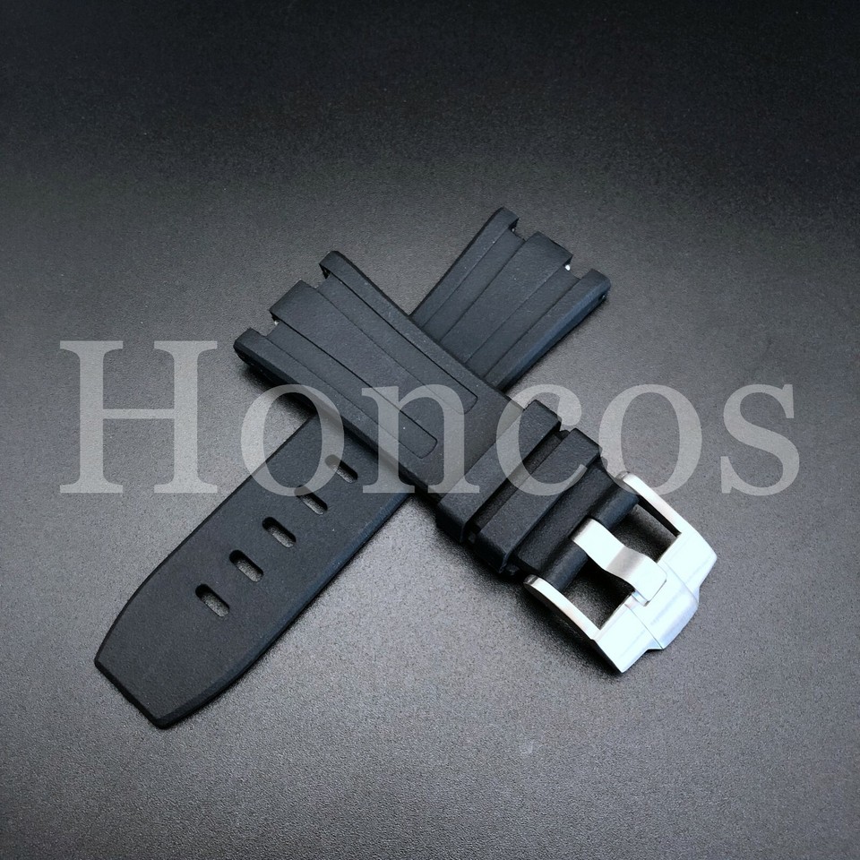 28MM Rubber Watch Strap Band Fits For AP Royal Oak Diver Offshore 15703 ...