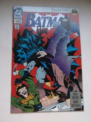 DC: BATMAN #492, PLATINUM EDITION, KNIGHTFALL STORY ARC BEGINS, 1993 ...