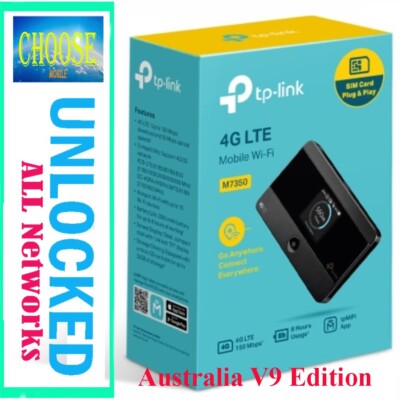Unlocked | TP-Link M7350 AU-V9 4G Mobile WIFI Modem Nano SIM USB C LCD ...