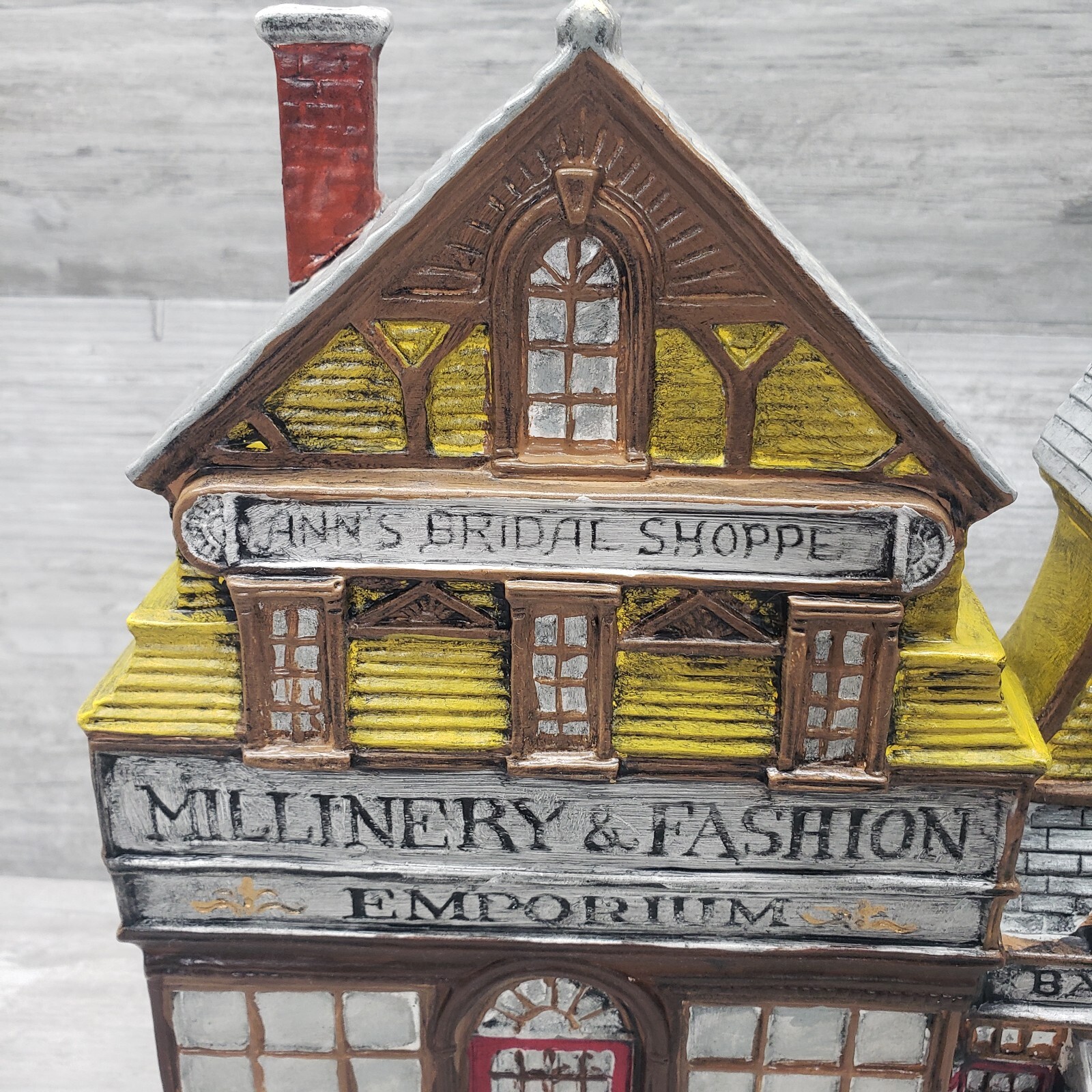 Gare Inc Ceramic Garry Sharpe 1987 Ann’s Bridal Shop Millinery & Barber ...