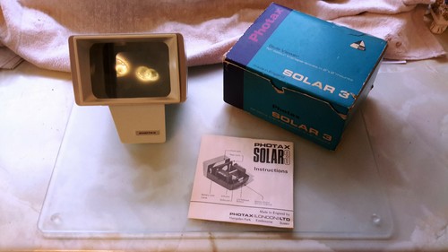 Photax Solar 3 Slide Viewer (inc. Box & Instructions) (No. 5) | eBay UK