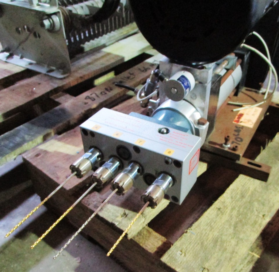 AutoDrill 2140-3P Multiple Spindle Drill Head w/ IronHorse Mtr. MTR-P75 ...