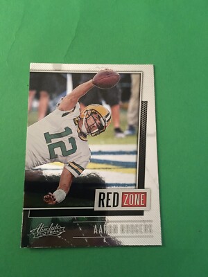 Aaron Rodgers 2020 Panini Absolute Red Zone #RZ-AR Foil Football Card ...
