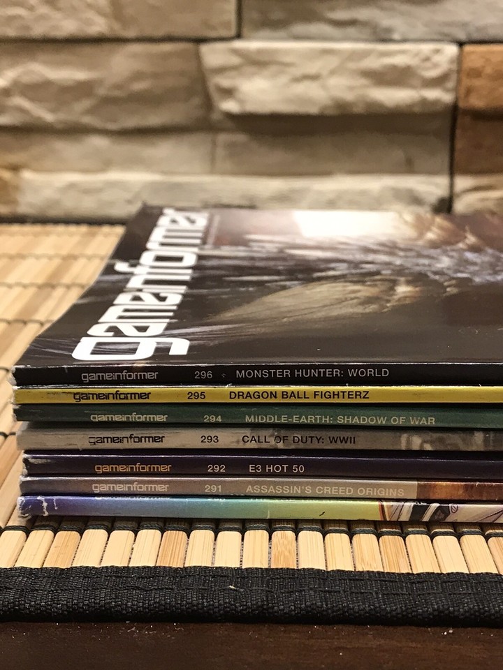 Game Informer Video Game Magazine Issue Lot Of 7 Total from Issue# 290 ...