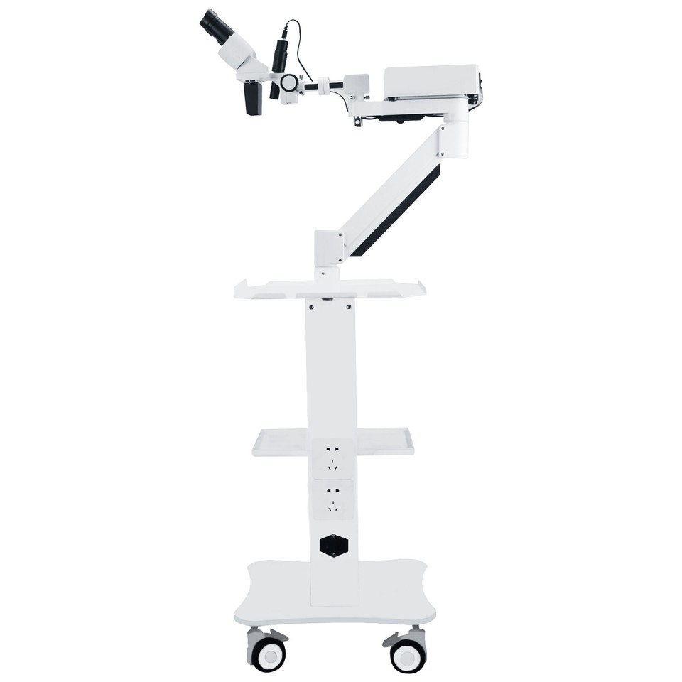 Dental Surgical LED Stereo Microscope Root Canal Microscope with Cart ...