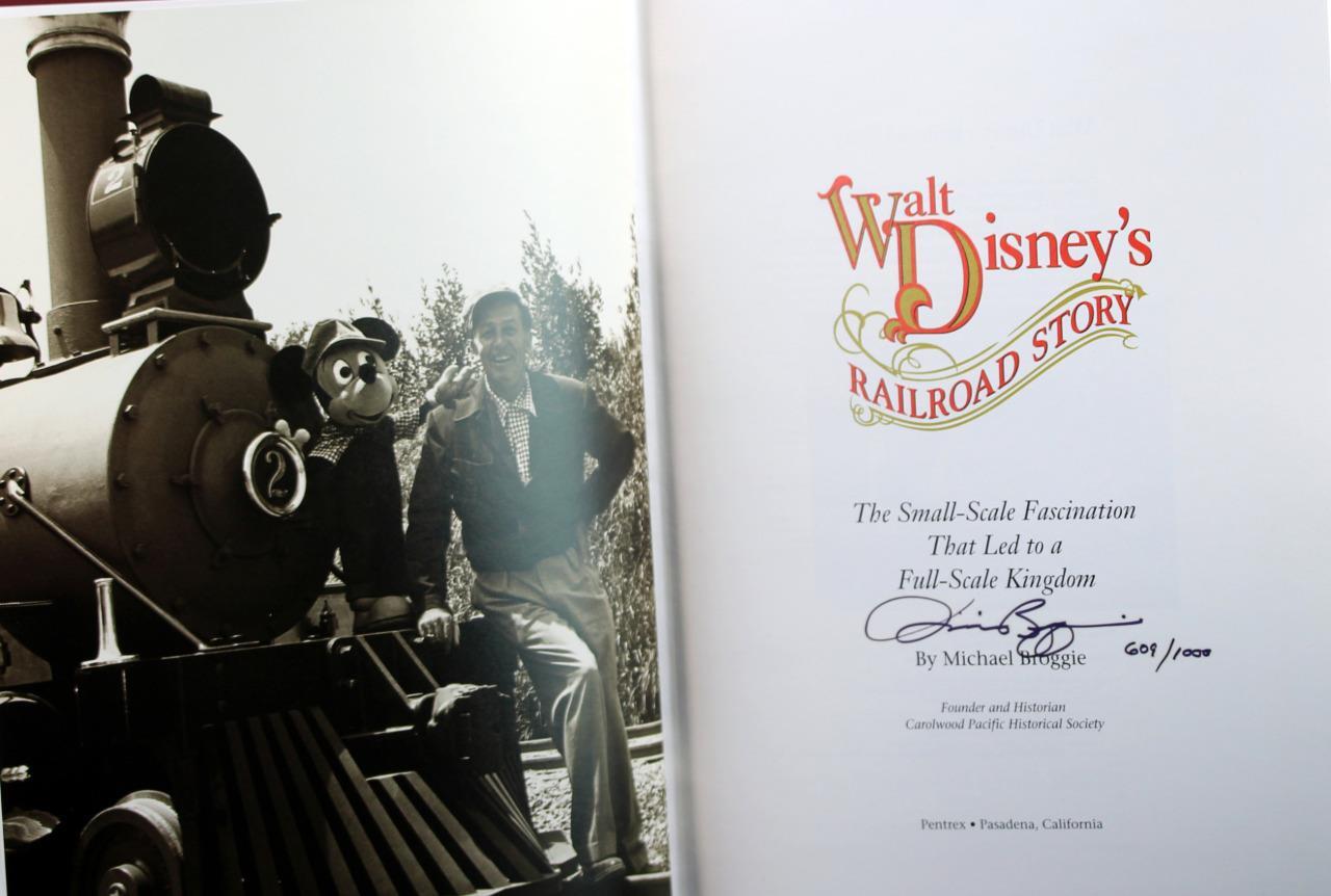 Signed Limited Edition Michael Broggie Walt Disney's Railroad Story ...