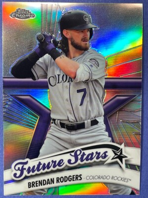 2020 Topps Chrome Bredan Rodgers "Future Stars" Colorado Rockies | eBay