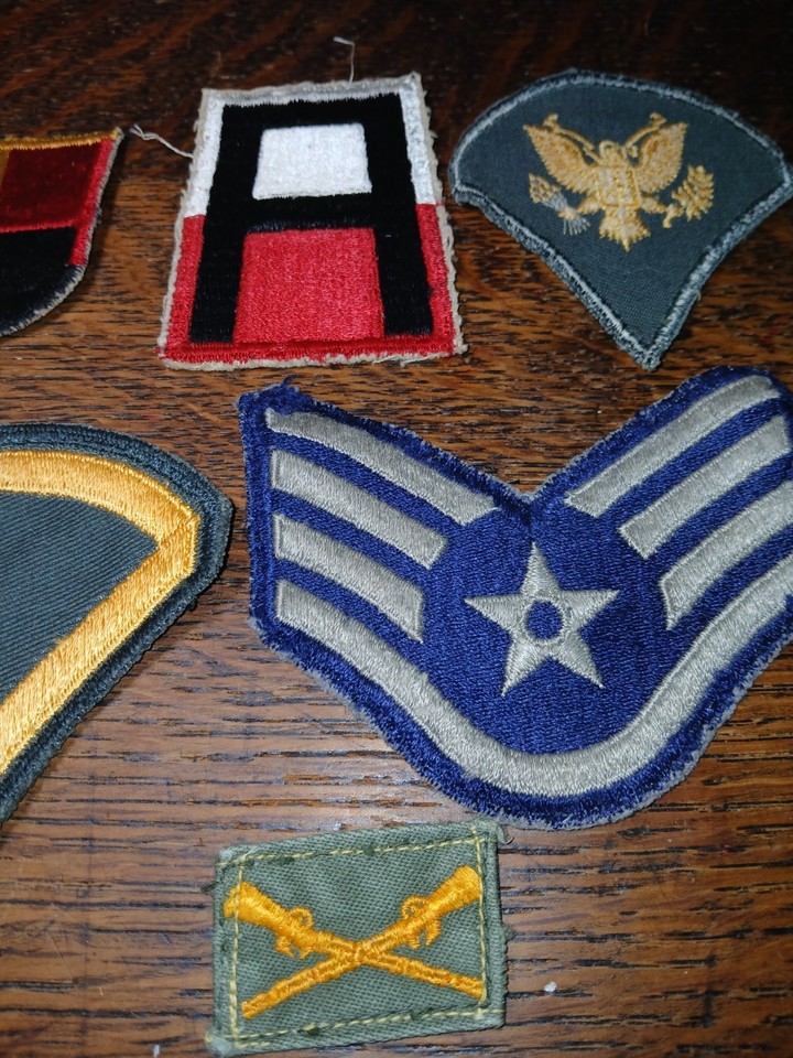 Misc Lot of 7 Vintage patches U.S. Military Patches | eBay
