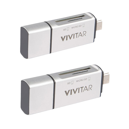 Vivitar Card Reader -2 Pk- 5-1 Multi Function 3 Interfaces PC/MAC SD ...