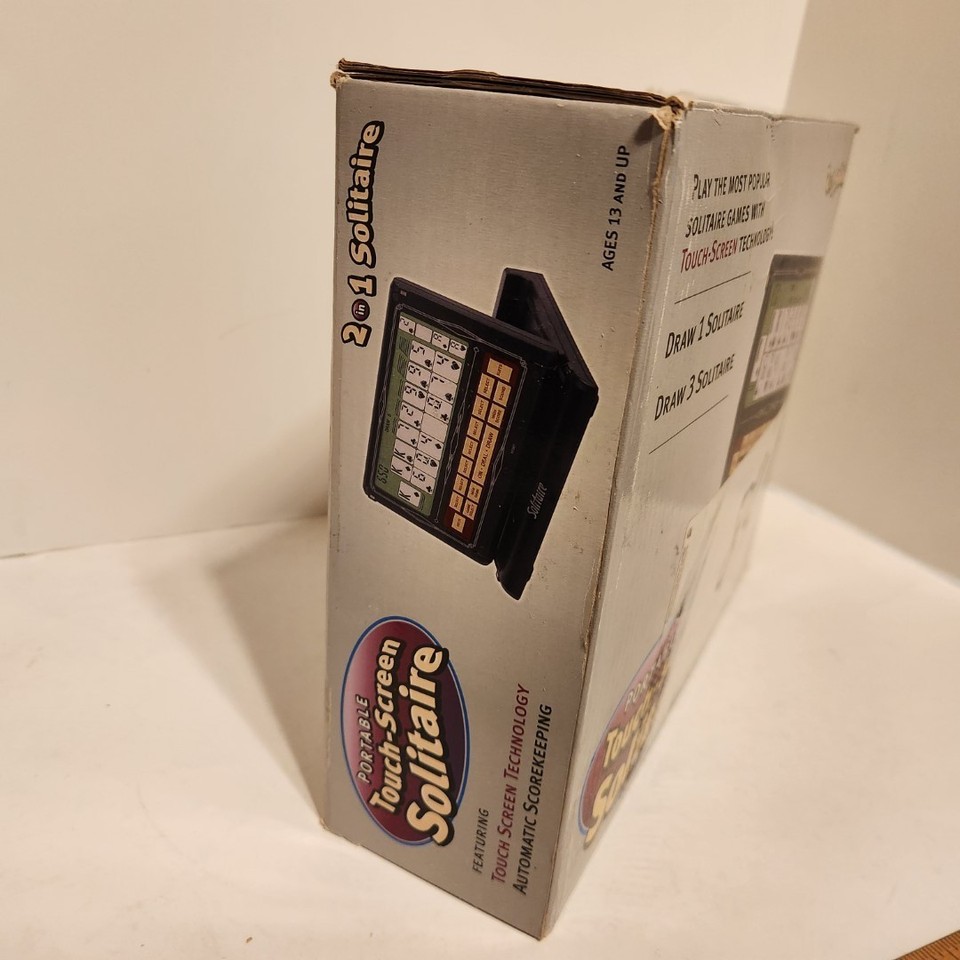 RecZone LARGE SCREEN Portable Touch Screen Solitaire Game Model 985 ...