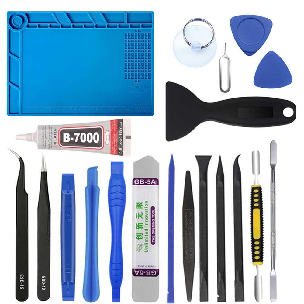 Laptop repair tool kit for PC Computer Phone Opening Spudger Metal Pry ...