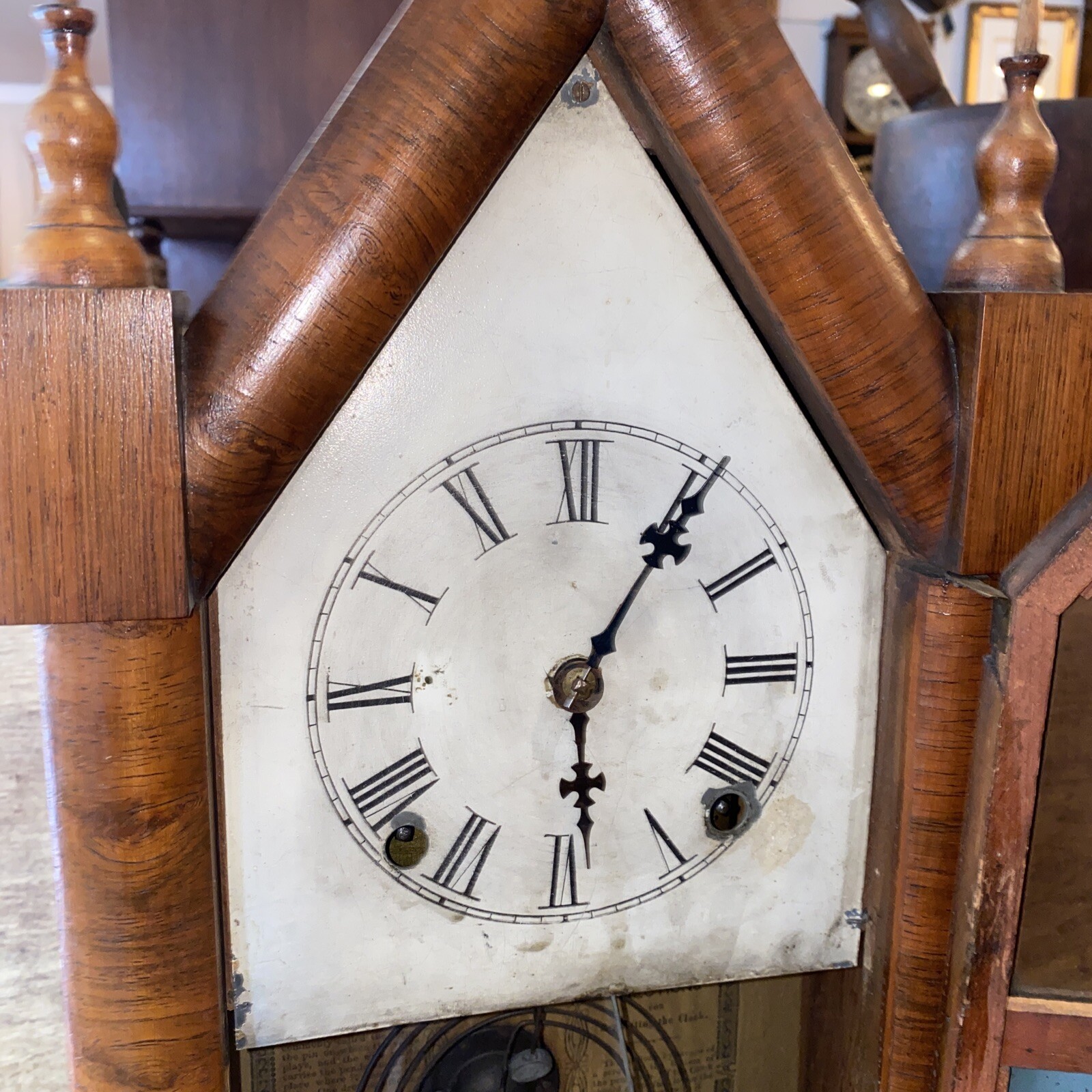 E.N. Welch Eight Day 19TH Century Steeple Parlor Clock | eBay