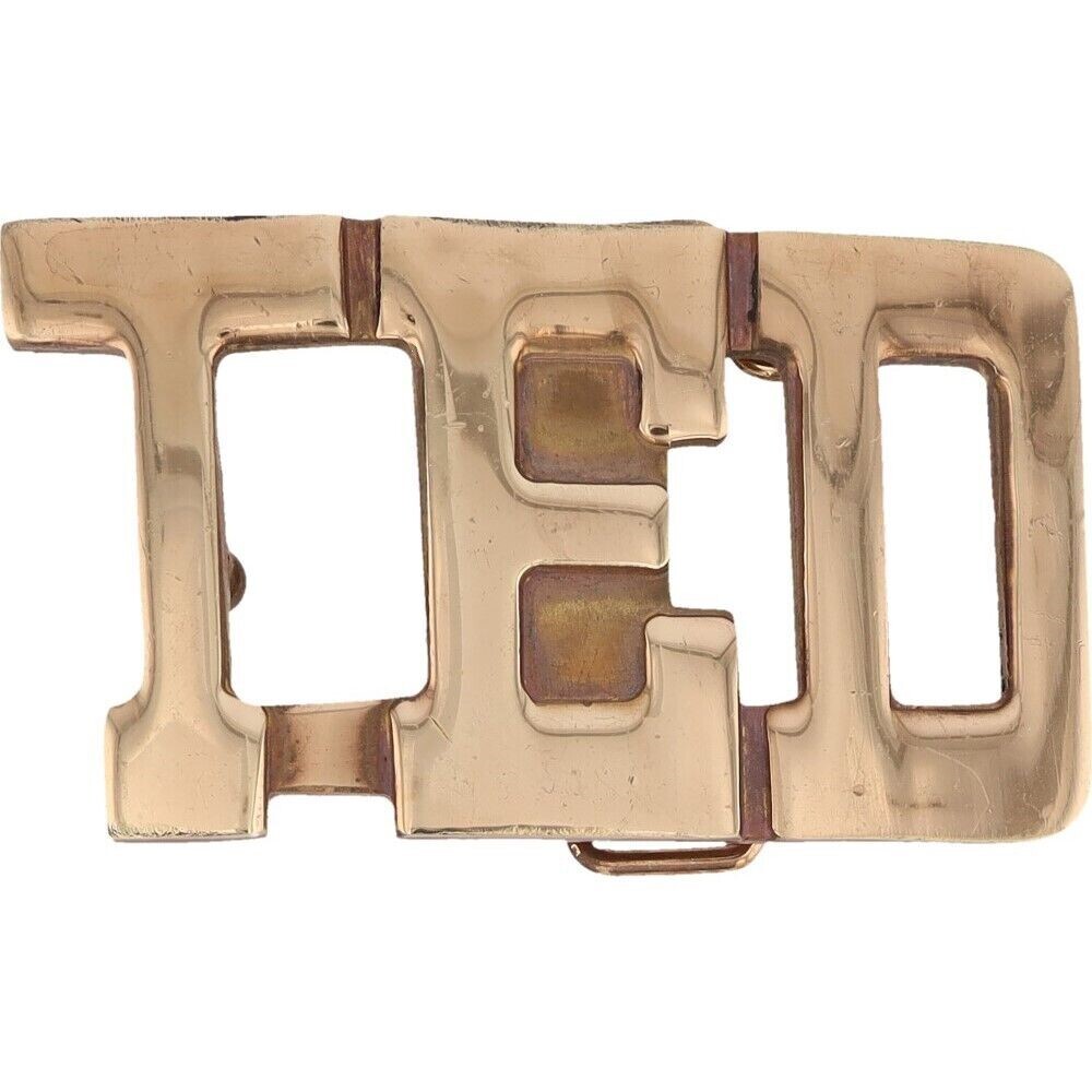 New Brass Ted Theodore Teddy Name Old School Hippie H… - Gem