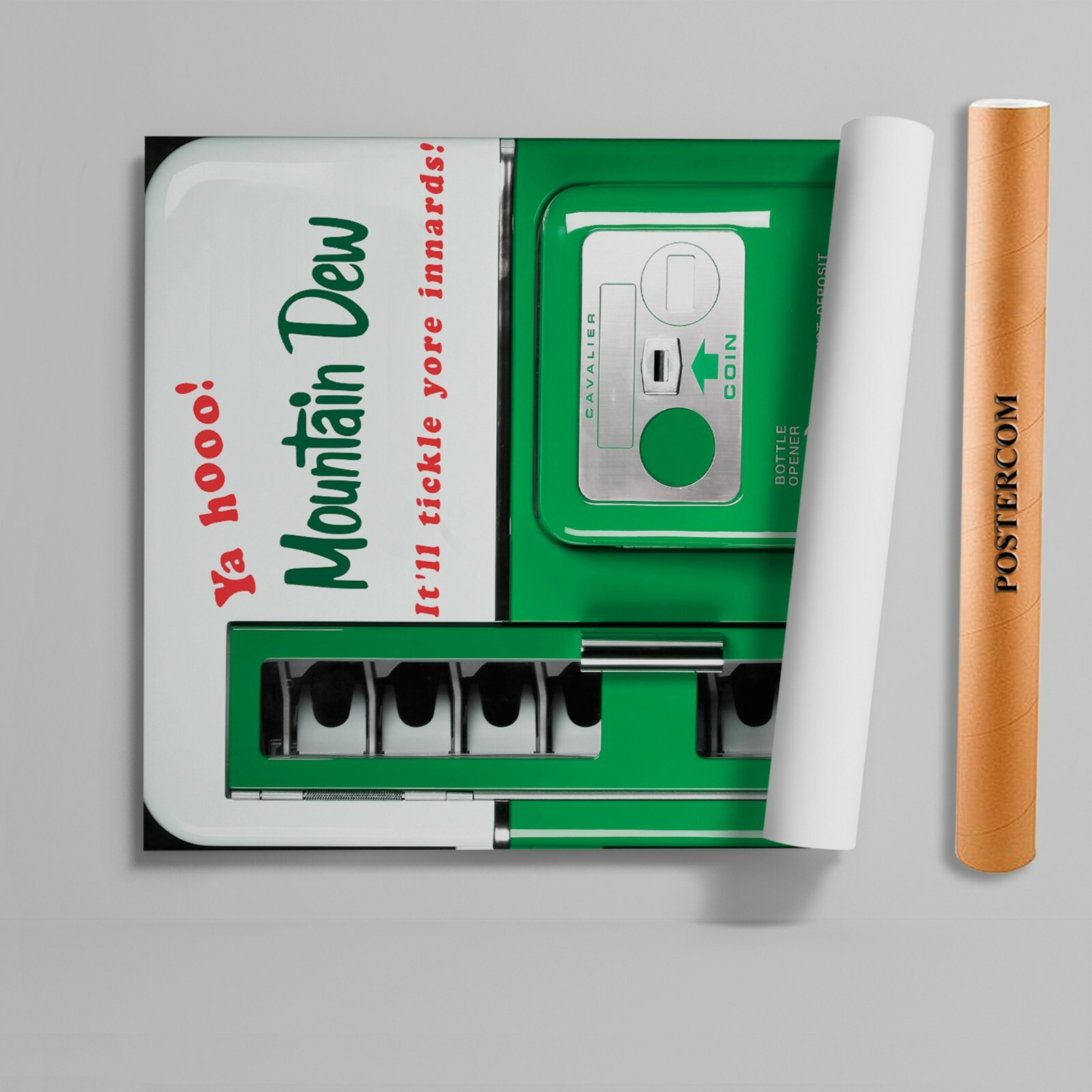 Mountain Dew Vending Machine Decal Fridge Decal Waterproof Door mural ...