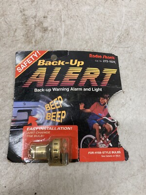 BACK-UP ALERT 272-1525 (WARNING ALARM & LIGHT) Rare Vintage Radio Shack ...