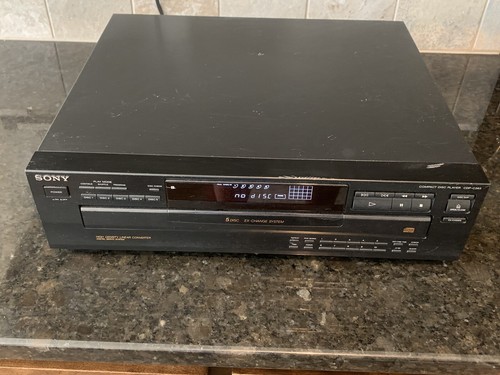 Sony 5 Disc CD Changer Player Model CDP-C365 | eBay