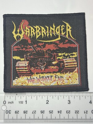 Warbringer War Without End Version 2 Black Border Woven Patch | eBay