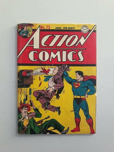 Action Comics 73 DC Comics Golden Age Superman 1944 | eBay