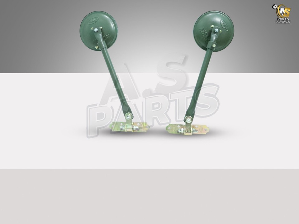 WILLYS JEEP GPW MB CJ3A CJ3B CJ2A M38 M35 ARM BRACKET KIT 5" MIRROR ...