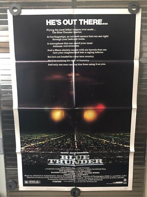 BLUE THUNDER MOVIE POSTER ORIGINAL ONE SHEET 27x41 | eBay