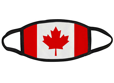 Canada flag double fabric face mask OSFM Adults & Kids | eBay