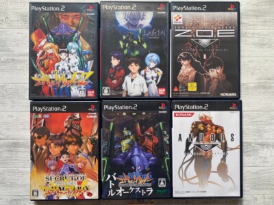 SONY PS2 Neon Genesis Evangelion series & ZOE & Anubis set from Japan ...