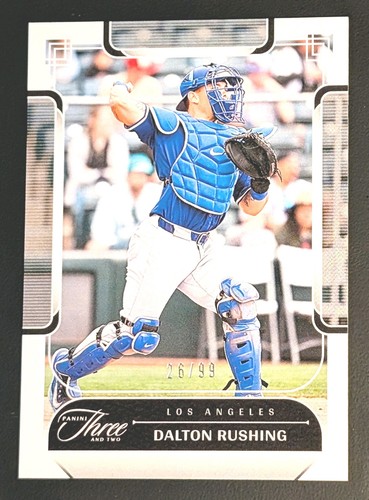 2024 Dalton Rushing Panini Three & Two #57 Serial 26/99 Los Angeles ...