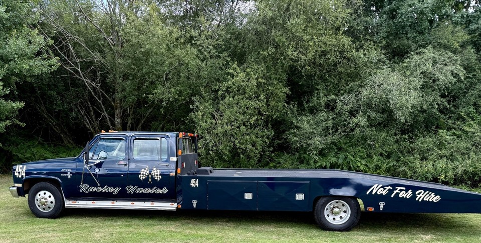 American chevrolet c10/c30 ramp truck classic racing hauler big block ...