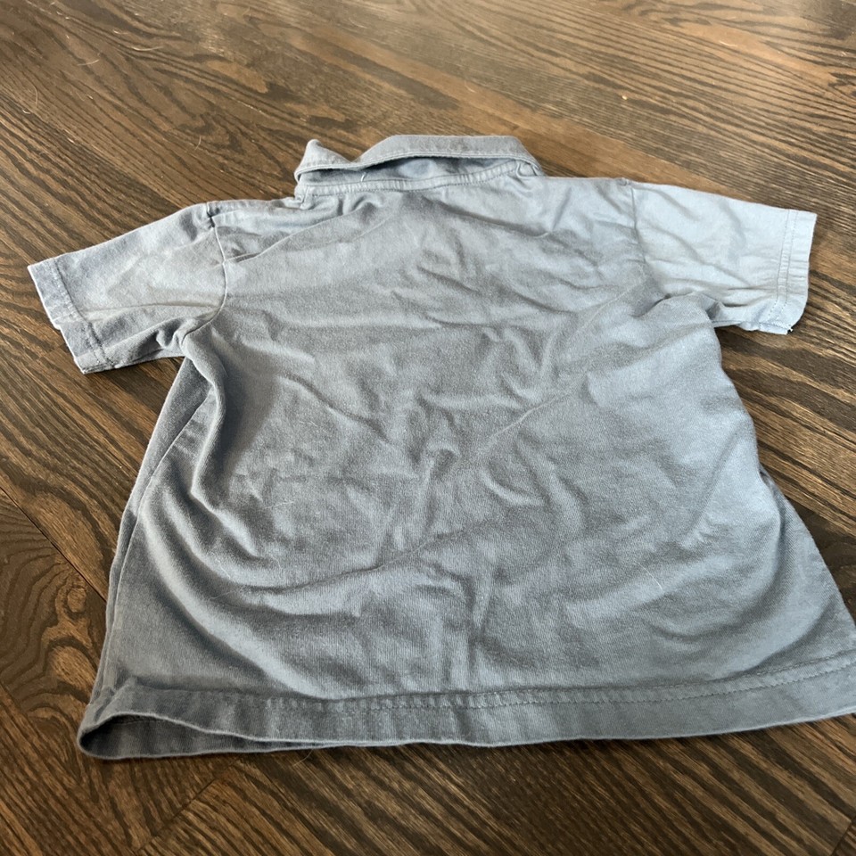 Gymboree Boys Bug Detective POLO SHIRT Top Size 4 Blue Insect | eBay