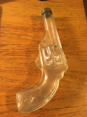 Vintage Glass WESTERN GUN Candy Container with Metal Tip | eBay