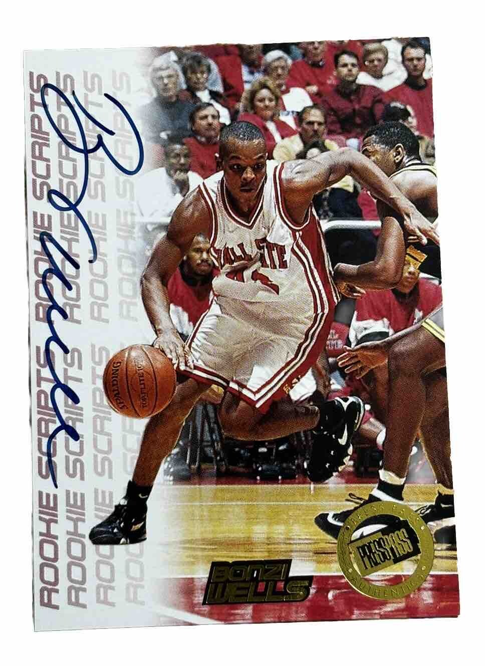 Bonzi Wells 1998 Press Pass Double Threat #9 Torquers Price Guide ...