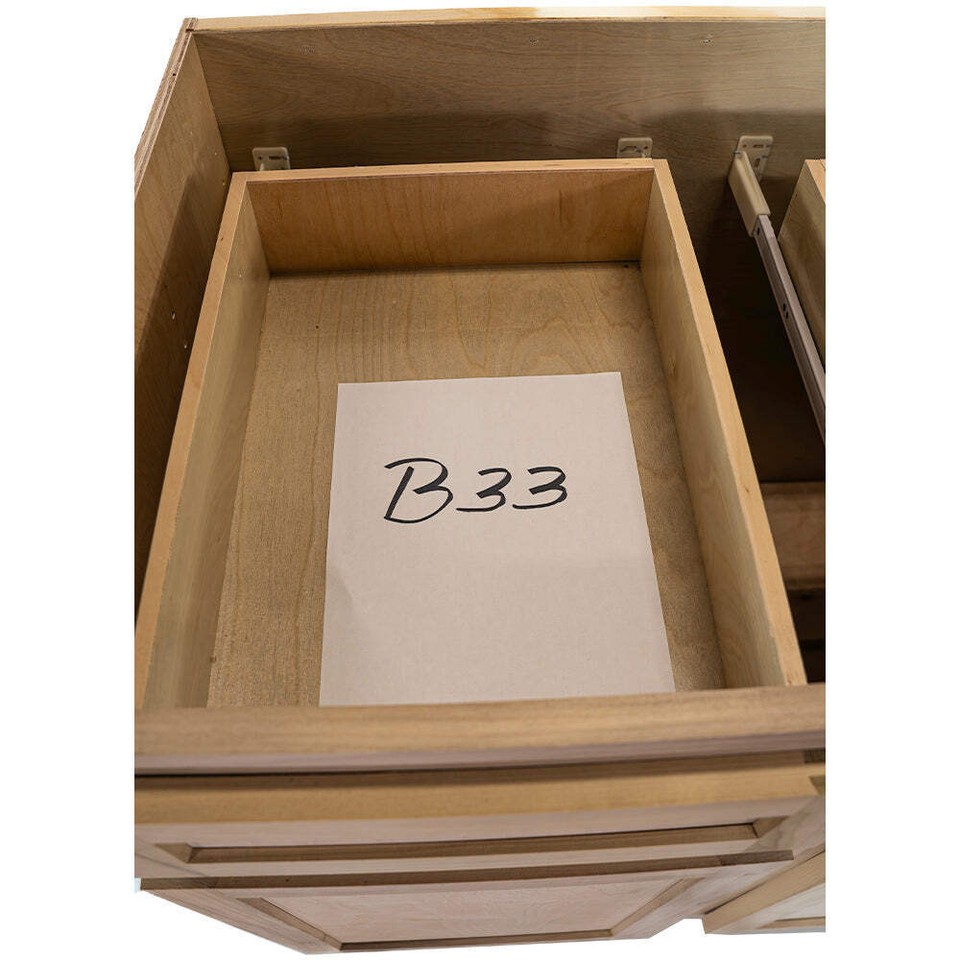 Kitchen Base Cabinet | Unfinished Poplar | Shaker Style | 33" | eBay